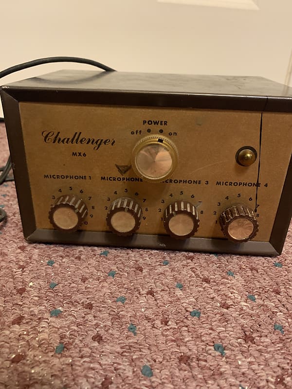 David Bogen Co Challenger MX6 Vintage Tube Amplifier | Reverb