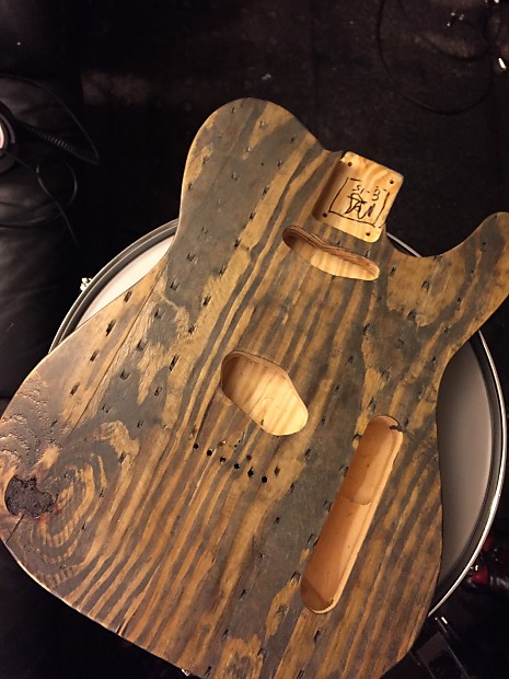 Mike Gee Custom Barncaster Tele Body Barnwood Pine | Reverb