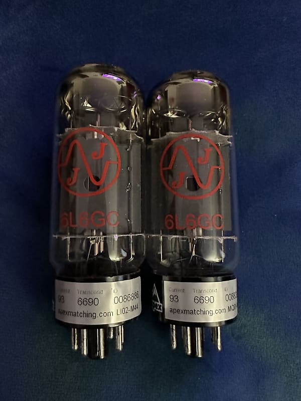 JJ Electronic 6L6GC Power Tube Apex Matched Pair 2010s - | Reverb