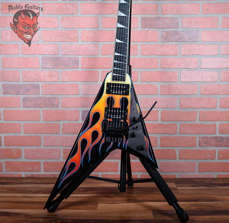 Jackson USA Series RR1 Rhoads Hot Rod Flames 2004 w/OHSC | Reverb