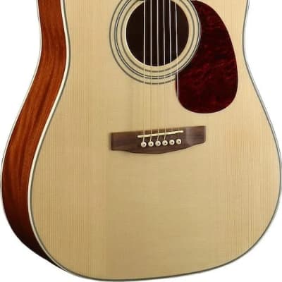 Cort EARTH70-OP Drednought Solid Spruce Top Open Pore B-Stock | Reverb