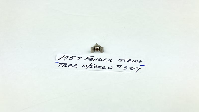 1957 Fender String Tree and Mounting Screw #387 Original | Reverb