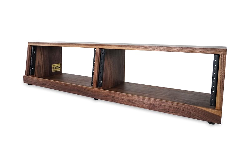 Sanctus Sound 2 x 4U Slanted Double-Bay Desktop Rack in | Reverb