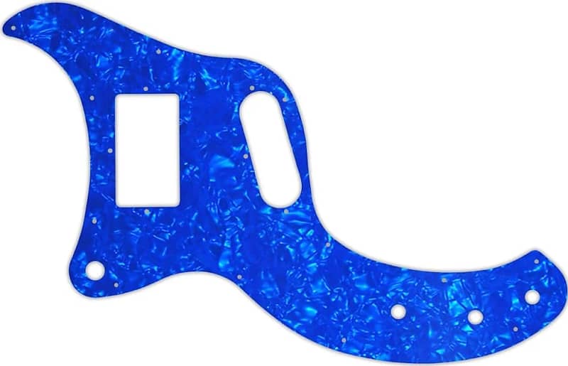 WD Custom Pickguard For Left Hand Gibson Marauder #28BU Blue | Reverb