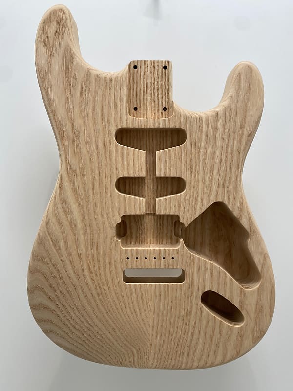 Strat / Stratocaster HSS Guitar Body - Ash 080122ST1 | Reverb
