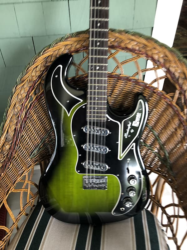 Burns Double Six (Reissue)12 String Greenburst | Reverb