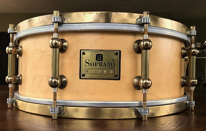 Le Soprano "New Vintage" Maple snare drum - Handcrafted in | Reverb