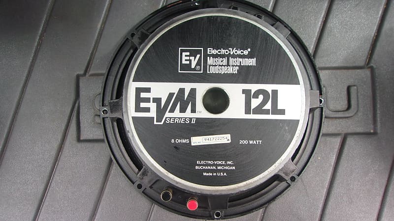 Excellent Vintage Electrovoice EVM12L 12" Electric Guitar Cab | Reverb