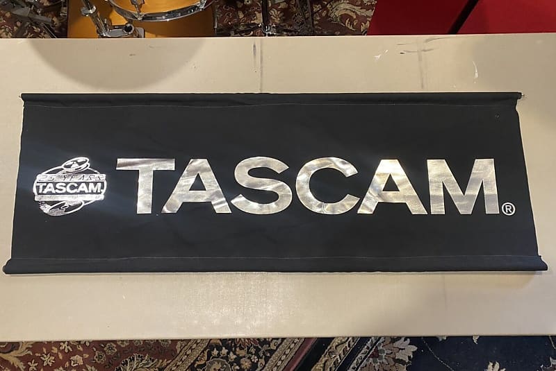 TASCAM dealer banner 25th anniversary 1974-1999 | Reverb