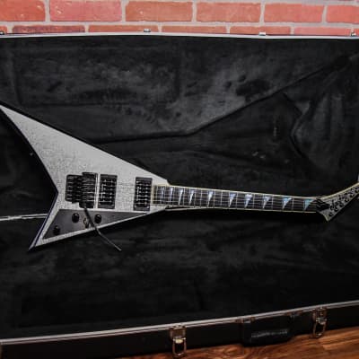 Jackson USA Custom Shop RR1 Rhoads Silver Sparkle Black | Reverb