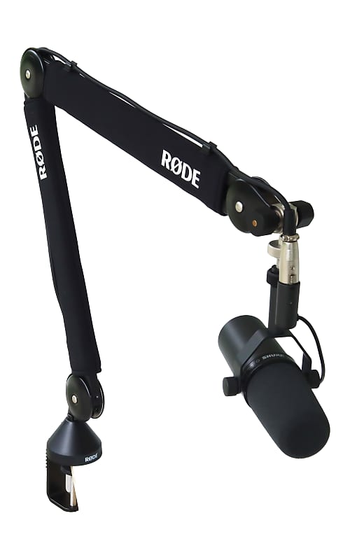 Combination NEW Shure SM7B Mic and RODE PSA1+ Boom Arm Stand | Reverb