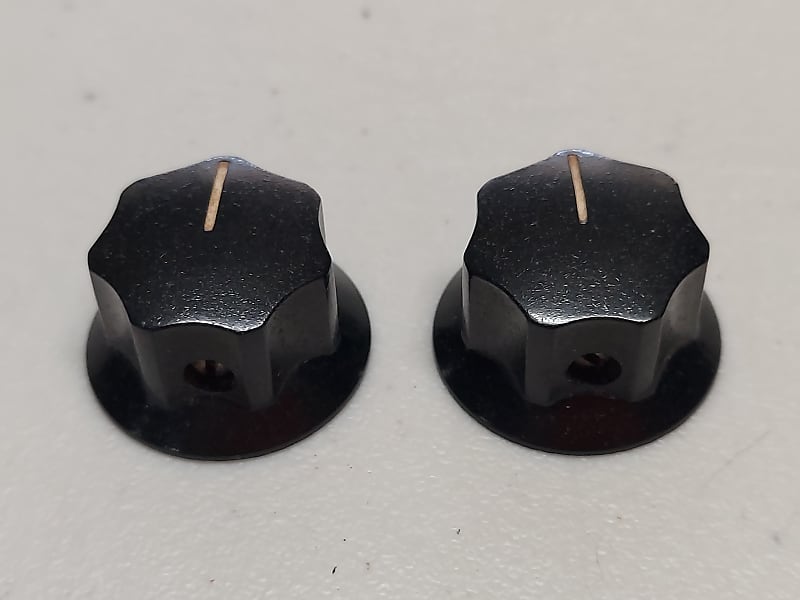 1960s Fender Mustang Duo-Sonic Knob Set (2) - 100% Genuine | Reverb