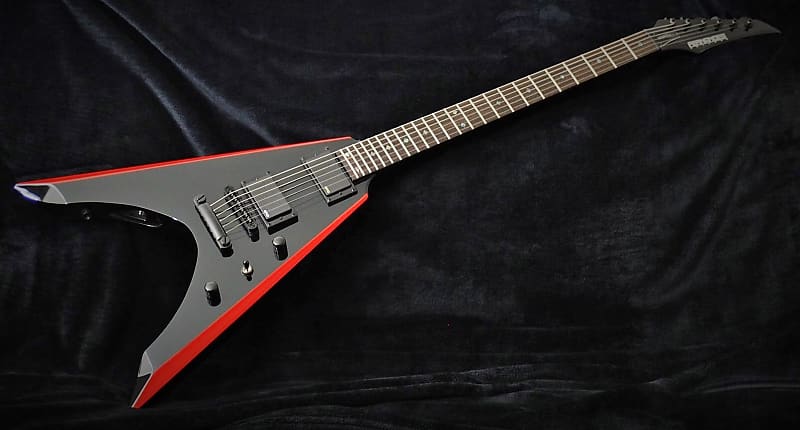 Fernandes Vortex Deluxe Limited 2011 Black & Red | Reverb