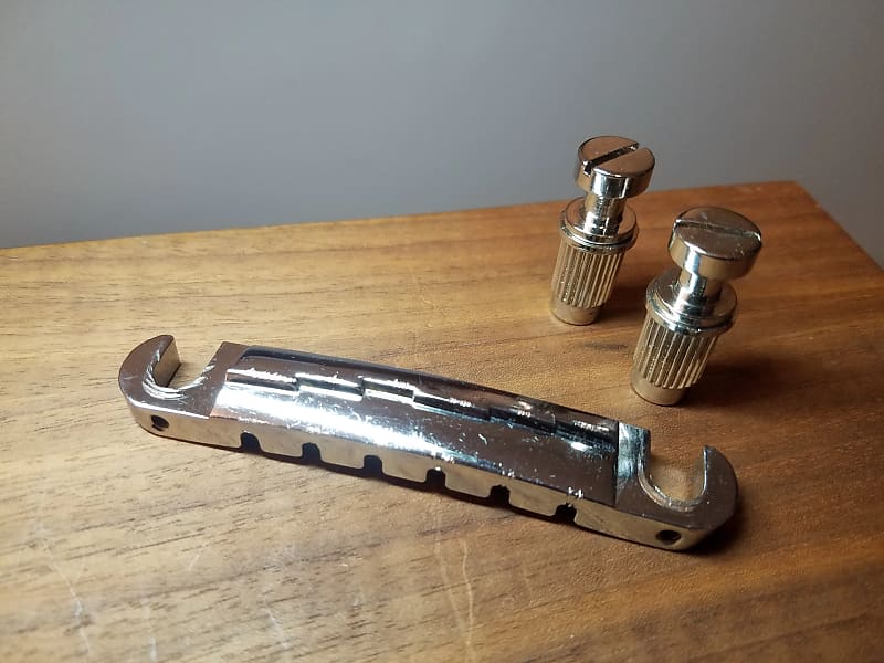 Epiphone "Lightning" Compensated Bridge 90s? Also Fits Gibson | Reverb