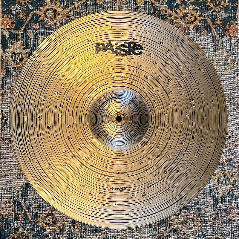 Unique DRY Paiste DARK ENERGY PROTOTYPE DRY RIDE 20” 2473 g | Reverb
