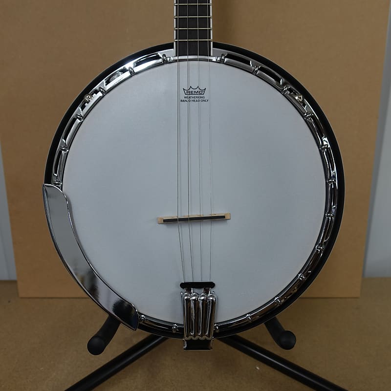 Ozark 2112TE Tenor Electric Banjo and Padded Cover | Reverb UK