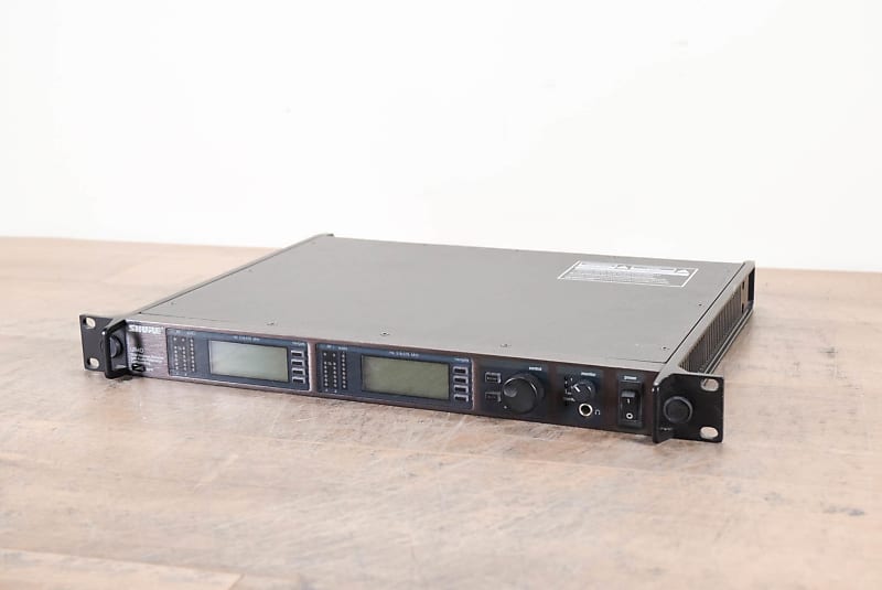 Shure UR4D Dual Wireless Receiver - H4 Band - 518-578 MHz | Reverb