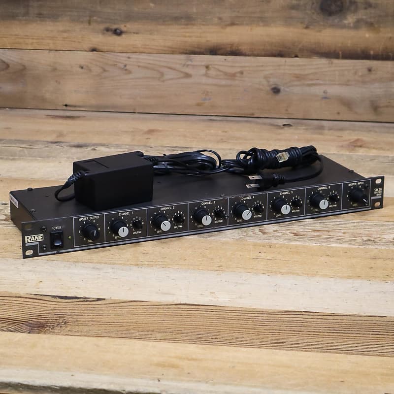 Rane SM26 (SM-26) Six-to-Two Line Level Mixer Splitter with | Reverb