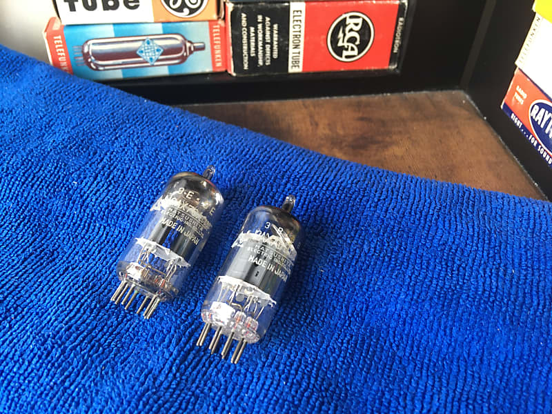 2 NOS Matsushita 12ax7 ecc83 audio tubes - rare '60s | Reverb Canada