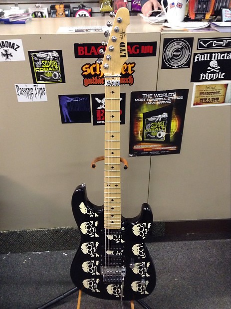 Esp/ltd Michael Wilton @ Black | Reverb