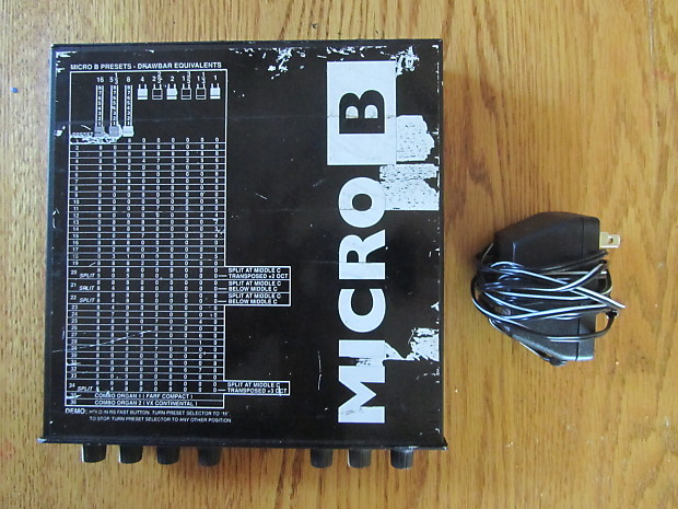 VOCE Micro B MIDI Hammond B2 B3 Vox Farfisa style Drawbar | Reverb