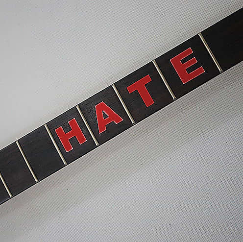 Hate Red Stickers Inlay Fret Markers Stickers Vinyl | Reverb Canada