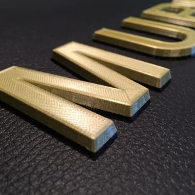 Murder One - Gold Lettering Motif Badges in style of | Reverb