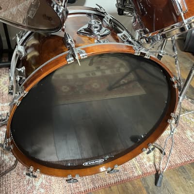 Tama Superstar 24x16 kick 1980 - Super Mahogany - VIDEO! | Reverb