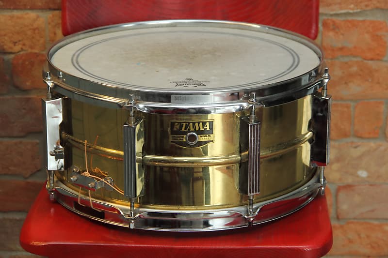 Vintage Tama Granstar 6.5x14 Snare Drum 1980’s - Brass | Reverb