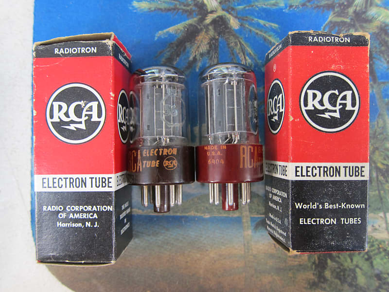 Pair NOS RCA Red Base 5691 Preamp Driver Tubes, NEW Boxes, | Reverb