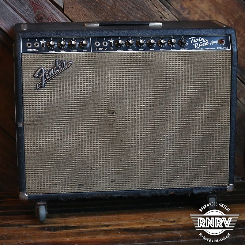 1967 Fender Twin Reverb Blackface | Reverb