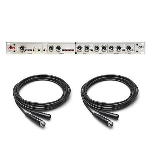 DBX 286S Preamplifier Channel Strip Mic Pre Amp w/ 2x 25' XLR | Reverb