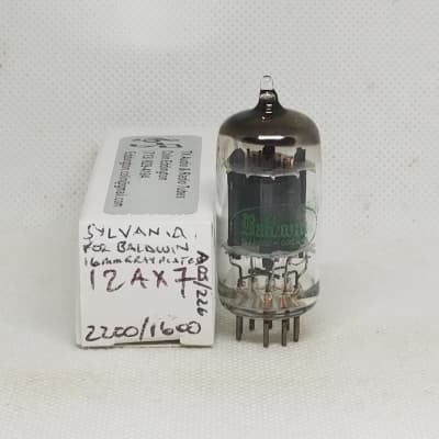 GE made for Motorola 12AX7 Long Pewter Plates Balanced Single | Reverb