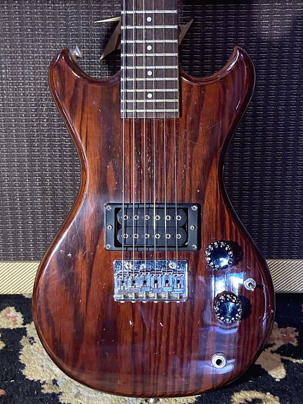 Vantage Quest Short Scale Guitar with OHSC MIJ 1982 - Natural | Reverb