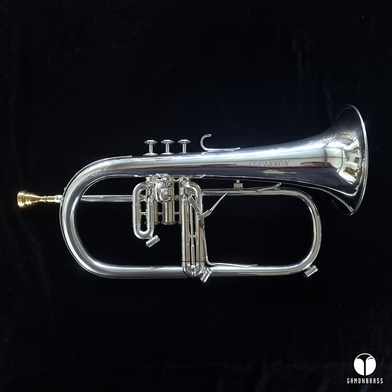 Couesnon Bb flugelhorn Made in France Giardinelli mouthpiece | Reverb