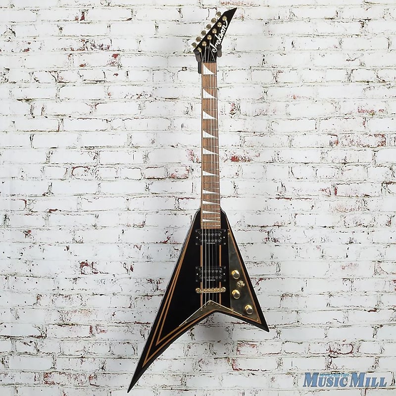 Jackson RR3T, AMS Special Edition Jackson RR Black with Gold | Reverb