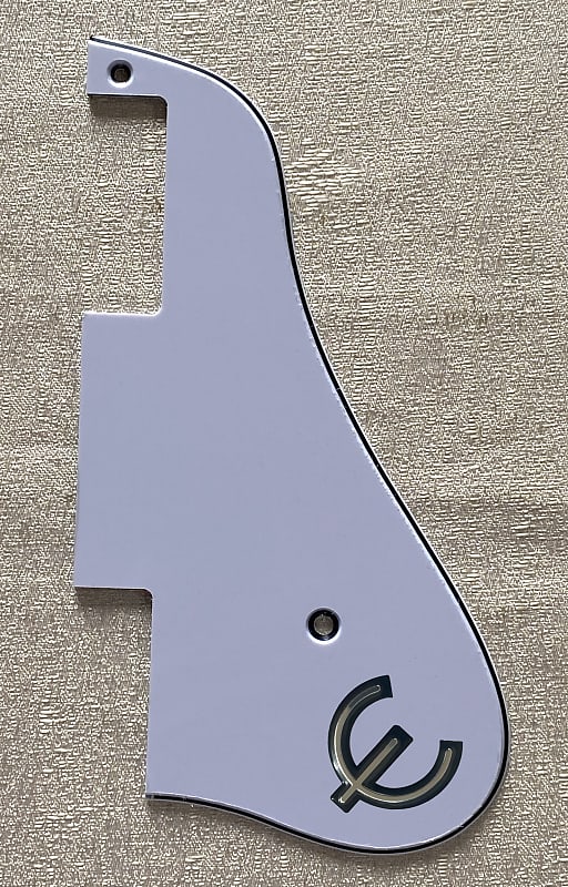 Custom For Epiphone ES-339 Style Guitar Pickguard,3 Ply White | Reverb