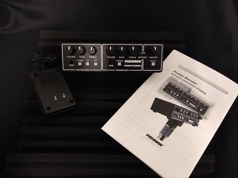 Fishman Pocket Blender Stereo Acoustic Guitar Preamp & EQ 2 | Reverb
