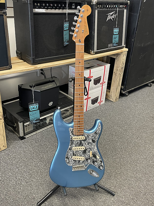 Fender Stratocaster custom build 2021 Ice blue | Reverb