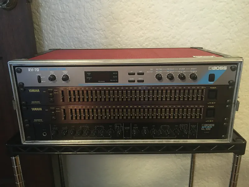 Boss Rack effects GL-100 , RV-70 80’s - 90’s - Black | Reverb