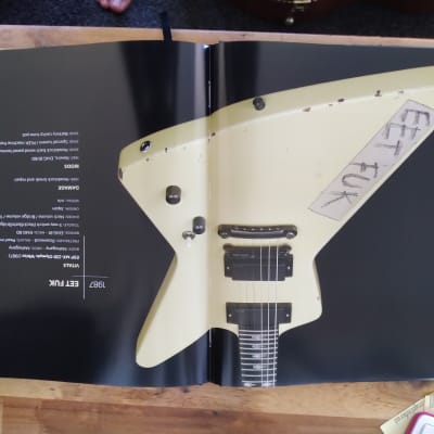 ESP - chinese replica Explorer 2022 - Antique aged white | Reverb