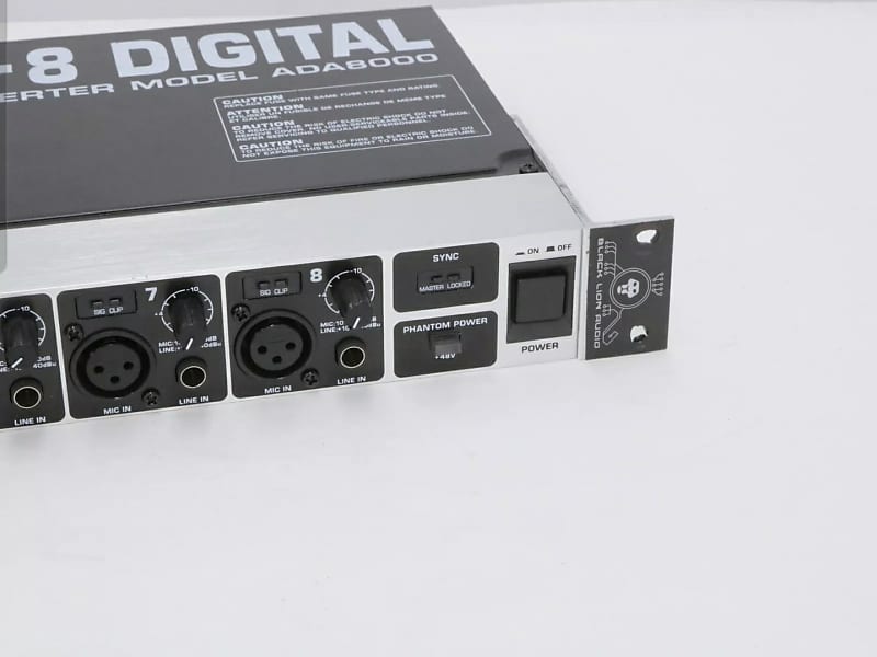 Behringer Ultragain Pro-8 Digital ADA8000 8-Channel Mic | Reverb