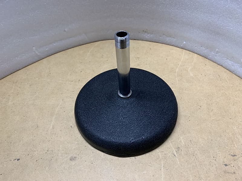 DESK TYPE MIC STAND/CAST IRON BASE/UNIVERSAL BRANDS- | Reverb