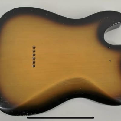 MJT Telecaster body 3lbs 5oz 2022 Tobacco Burst | Reverb
