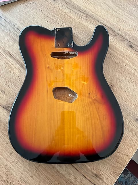 No SFR Custom Telecaster Body 3 tone Sunburst | Reverb