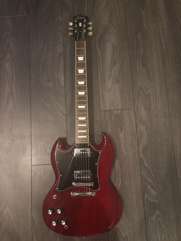 Left handed 1984 Tokai SG (made in Japan) with Gator hardcase | Reverb