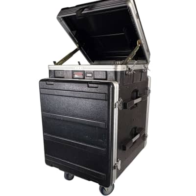Gator GRC-10X12 PU 10U Top / 12U Front Console Audio Rack | Reverb
