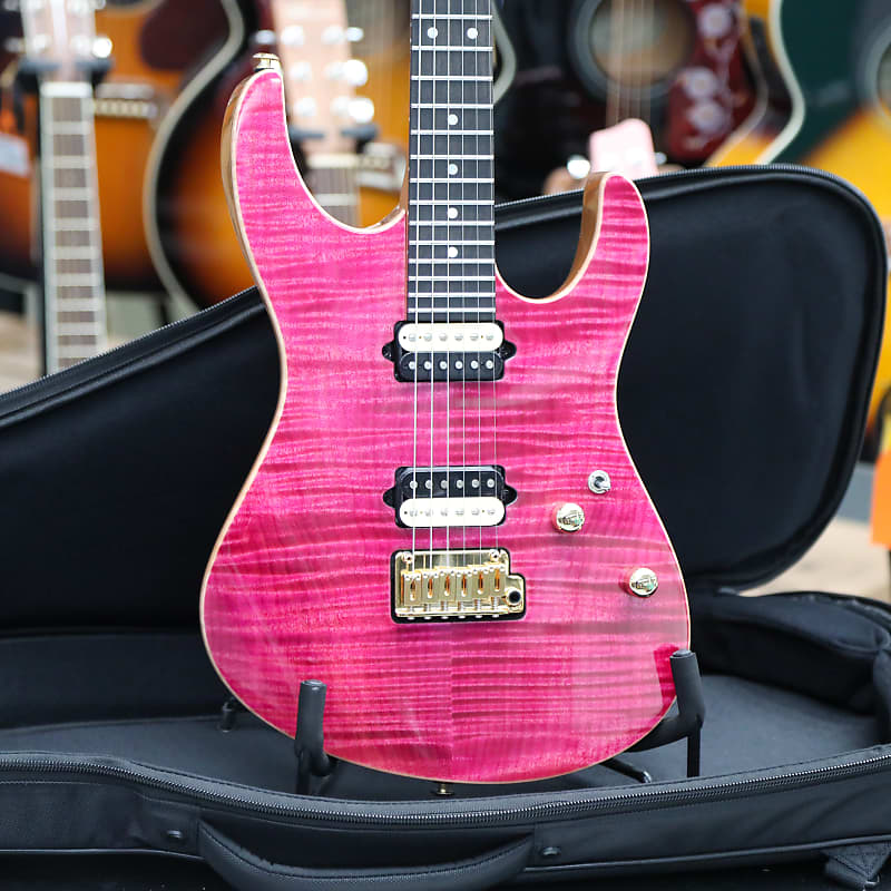 SUHR Modern Custom Magenta Pink Stain 2022 | Reverb