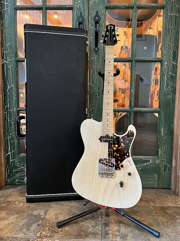 Used 2016 Asher T-Deluxe in Ivory Burst-Nitro With Case and | Reverb