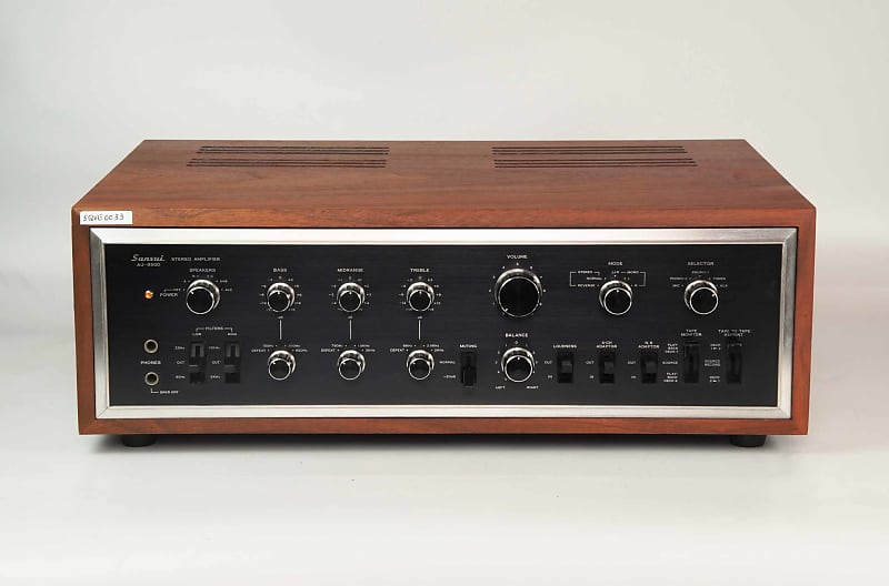 SANSUI AU-9500 INTEGRATED PREMAIN AMPLIFIER - RECAPPED, | Reverb